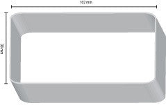 PERFIL RECTANGULAR R-400 C-18 ( 16.08 K/PZA. ) – FAESA